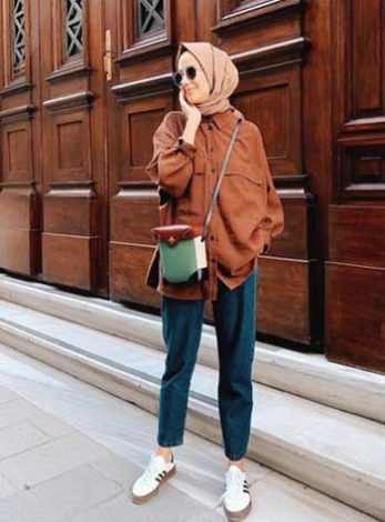 14 Inspirasi Style Hijab Casual Untuk Outfit Sehari-hari - Hai Gadis