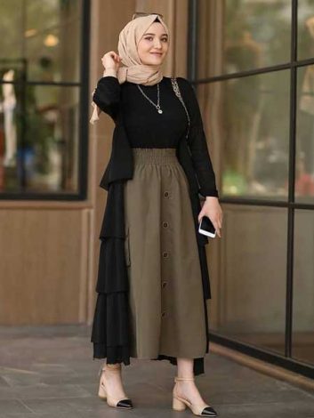 25 OOTD Outer Hijab Kekinian agar Kamu Tampil Trendi - Hai Gadis