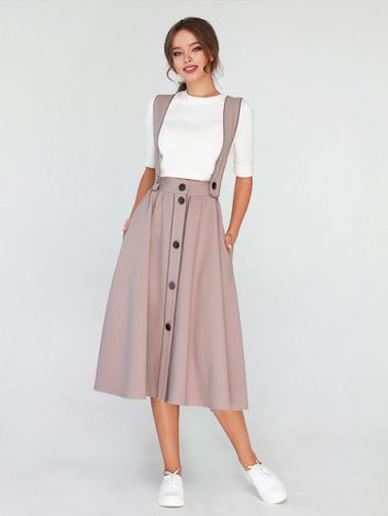 32 Inspirasi Outfit Dengan Overall Yang Kece, Stylish Dan Kekinian