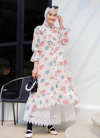 20 Inspirasi Outfit Piyama dan Homedress Kekinian dan Kece