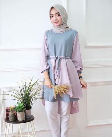 18 Model Tunik Simpel Terbaru Untuk Tampil Stylish - Hai Gadis